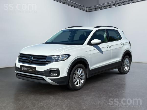 Balts Volkswagen T-Cross 2023 Rīga, ar dzinēja tilpumu 1.00 L un nobraukumu 93 tūkst. km par 14440 €, foto  vietnē AUTOMOTO.COM.LV