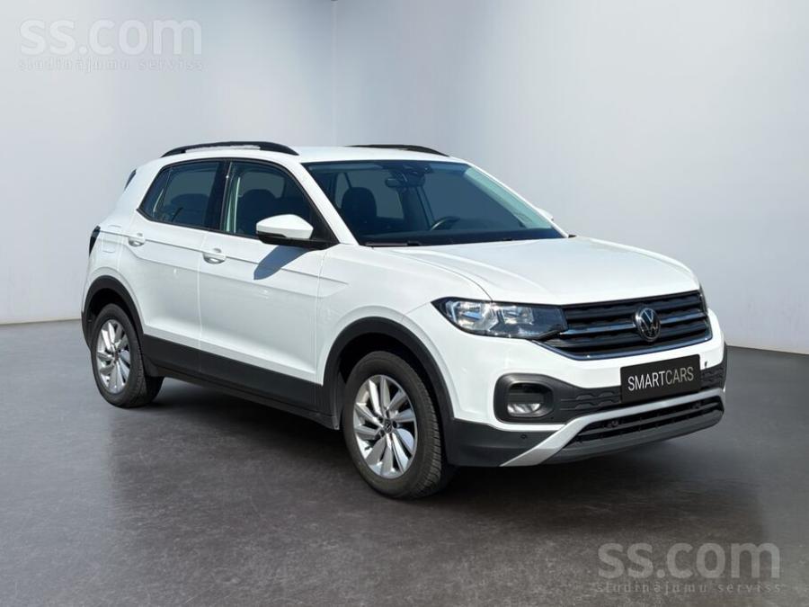 Белый Фольксваген T-Cross 2023 в Рига, объемом двигателя 1.00 л и пробегом 93 тыс. км за 14440 €, фото 8 на AUTOMOTO.COM.LV