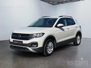 White Volkswagen T-Cross 2023 in Riga, with an engine capacity of 1.00 L and mileage of 88 thousand km for 17230 €, photo  on AUTOMOTO.COM.LV