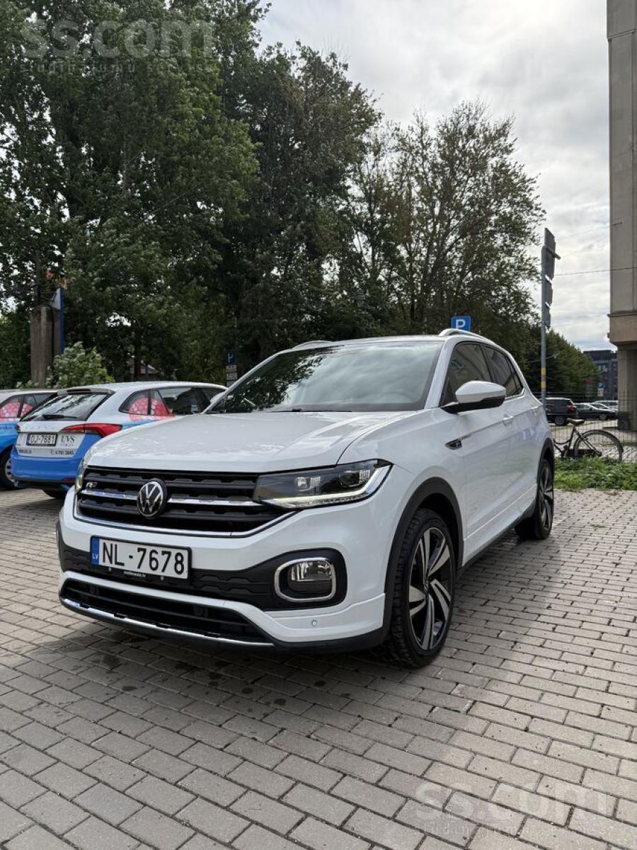 Balts Volkswagen T-Cross 2023 Rīga, ar dzinēja tilpumu 1.00 L un nobraukumu 38 tūkst. km par 20490 €, foto 5 vietnē AUTOMOTO.COM.LV
