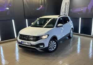 White Volkswagen T-Cross 2023 in Avizieniai, with an engine capacity of 1.00 L and mileage of 86 thousand km for 16500 €, photo  on AUTOMOTO.COM.LV