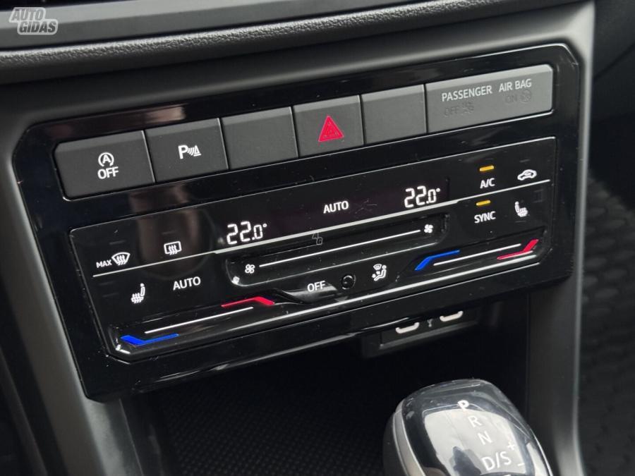 White Volkswagen T-Cross 2023 in Avizieniai, with an engine capacity of 1.00 L and mileage of 86 thousand km for 16500 €, photo 19 on AUTOMOTO.COM.LV