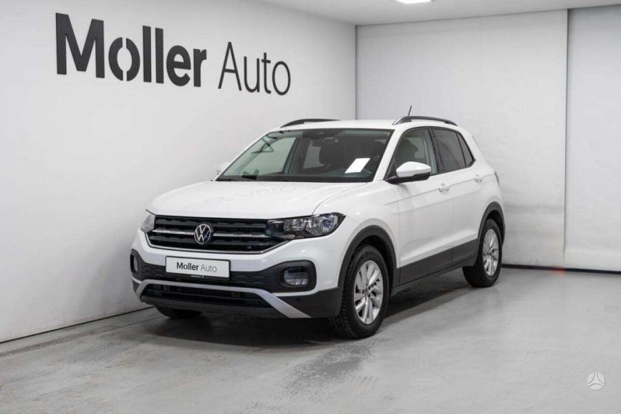 Белый Фольксваген T-Cross 2023 в Вильнюс, объемом двигателя 1.00 л и пробегом 38 тыс. км за 17950 €, фото 1 на AUTOMOTO.COM.LV
