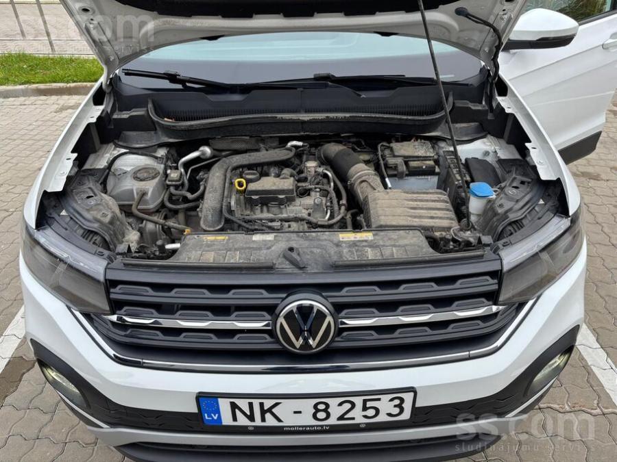 Белый Фольксваген T-Cross 2023 в Рига, объемом двигателя 1.00 л и пробегом 51 тыс. км за 16700 €, фото 7 на AUTOMOTO.COM.LV