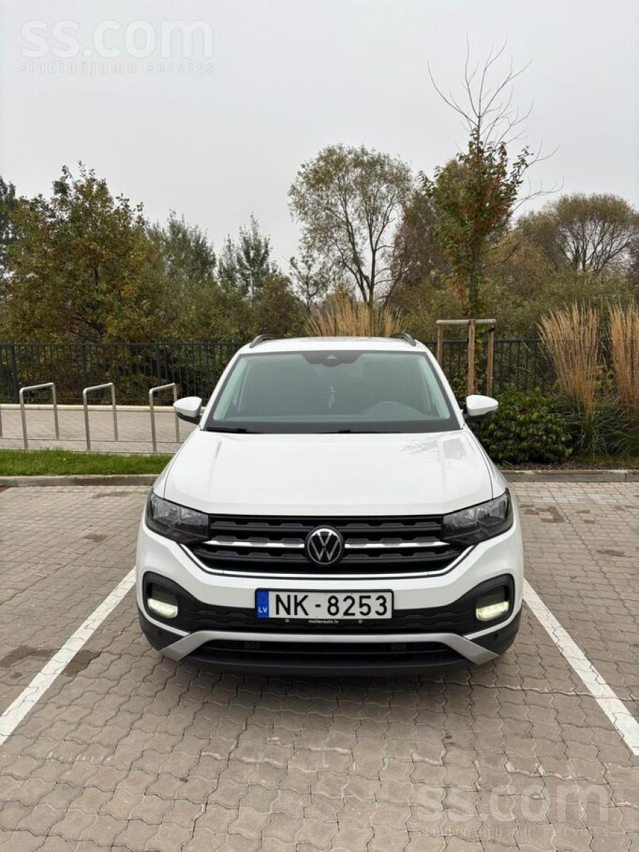 Белый Фольксваген T-Cross 2023 в Рига, объемом двигателя 1.00 л и пробегом 51 тыс. км за 16700 €, фото 14 на AUTOMOTO.COM.LV