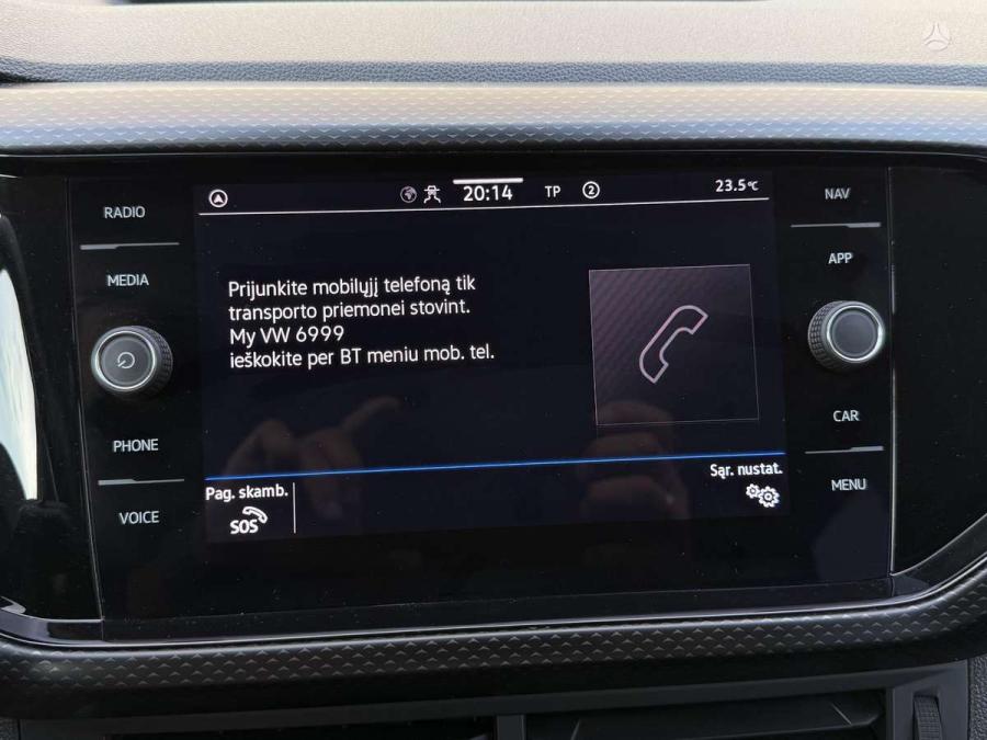 Balts Volkswagen T-Cross 2024 Viļņa, ar dzinēja tilpumu 1.00 L un nobraukumu 67 tūkst. km par 20250 €, foto 24 vietnē AUTOMOTO.COM.LV