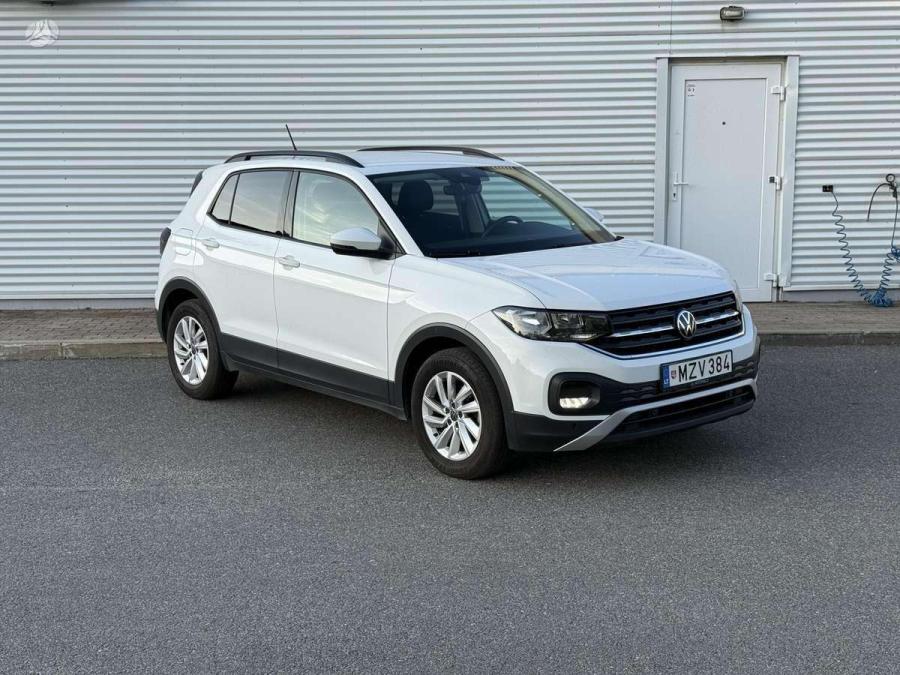 Balts Volkswagen T-Cross 2024 Viļņa, ar dzinēja tilpumu 1.00 L un nobraukumu 72 tūkst. km par 19900 €, foto 3 vietnē AUTOMOTO.COM.LV