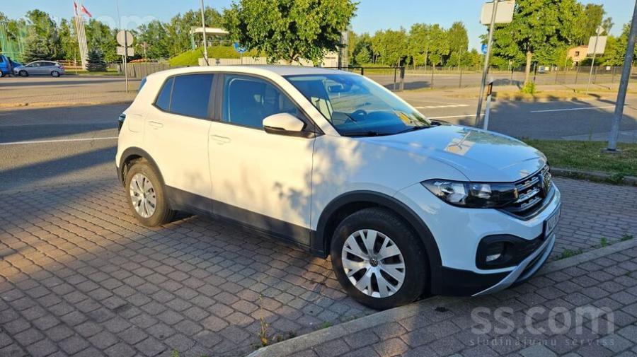 Белый Фольксваген T-Cross 2024 в Елгава, объемом двигателя 1.00 л и пробегом 33 тыс. км за 16700 €, фото 5 на AUTOMOTO.COM.LV
