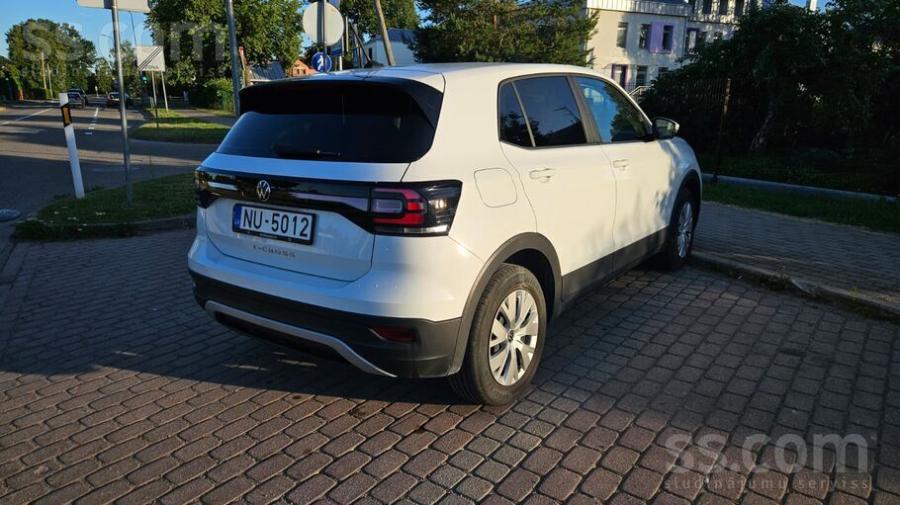 Белый Фольксваген T-Cross 2024 в Елгава, объемом двигателя 1.00 л и пробегом 33 тыс. км за 16700 €, фото 7 на AUTOMOTO.COM.LV