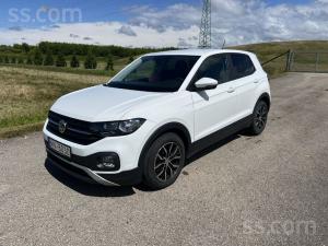 Balts Volkswagen T-Cross 2020 Rīga, ar dzinēja tilpumu 1.00 L un nobraukumu 50 tūkst. km par 14500 €, foto  vietnē AUTOMOTO.COM.LV