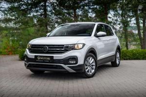 Balts Volkswagen T-Cross 2022 Kauņa, ar dzinēja tilpumu 1.00 L un nobraukumu 84 tūkst. km par 15600 €, foto  vietnē AUTOMOTO.COM.LV