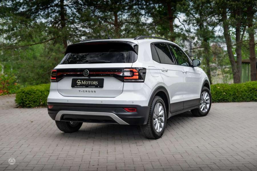 Balts Volkswagen T-Cross 2022 Kauņa, ar dzinēja tilpumu 1.00 L un nobraukumu 84 tūkst. km par 15600 €, foto 5 vietnē AUTOMOTO.COM.LV
