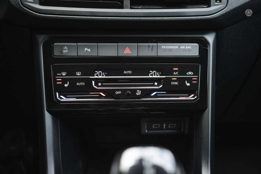 Balts Volkswagen T-Cross 2022 Kauņa, ar dzinēja tilpumu 1.00 L un nobraukumu 84 tūkst. km par 15600 €, foto 23 vietnē AUTOMOTO.COM.LV