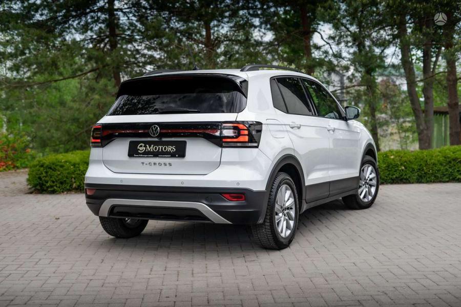 Белый Фольксваген T-Cross 2022 в Каунас, объемом двигателя 1.00 л и пробегом 99 тыс. км за 15700 €, фото 5 на AUTOMOTO.COM.LV