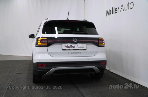 White Volkswagen T-Cross 2022 in Tallinn, with an engine capacity of 1.00 L and mileage of 176 thousand km for 14500 €, photo 5 on AUTOMOTO.COM.LV