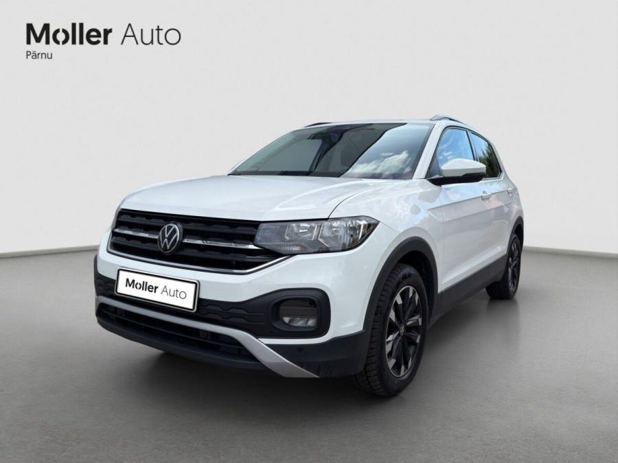 Белый Фольксваген T-Cross 2022 в Пярну, объемом двигателя 1.00 л и пробегом 98 тыс. км за 17500 €, фото 1 на AUTOMOTO.COM.LV