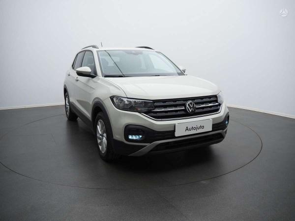 Yellow Volkswagen T-Cross 2023 in Vilnius, with an engine capacity of 1.00 L and mileage of 90 thousand km for 16500 €, photo 3 on AUTOMOTO.COM.LV