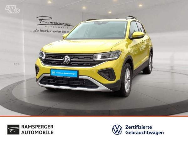 Dzeltens Volkswagen T-Cross 2024 Kauņa, ar dzinēja tilpumu 1.00 L un nobraukumu 14 tūkst. km par 27867 €, foto 1 vietnē AUTOMOTO.COM.LV