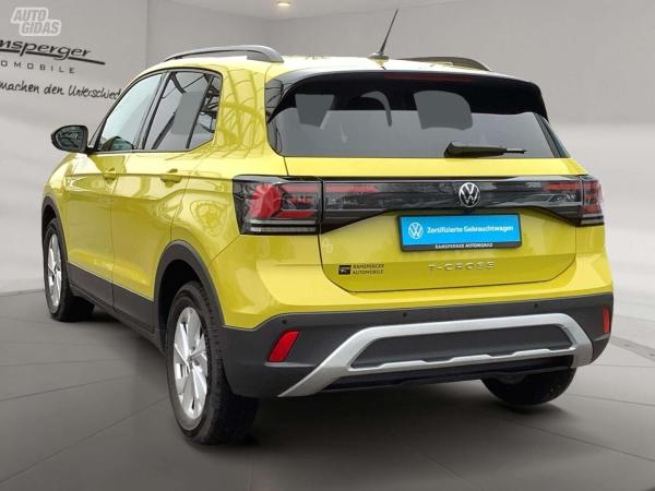 Dzeltens Volkswagen T-Cross 2024 Kauņa, ar dzinēja tilpumu 1.00 L un nobraukumu 14 tūkst. km par 27867 €, foto 4 vietnē AUTOMOTO.COM.LV