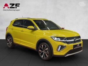 Yellow Volkswagen T-Cross 2024 in Kaunas, with an engine capacity of 1.50 L and mileage of 12 thousand km for 31009 €, photo 3 on AUTOMOTO.COM.LV