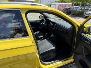 Yellow Volkswagen T-Cross 2024 in Vilnius, with an engine capacity of 1.50 L and mileage of 38 thousand km for 24900 €, photo 14 on AUTOMOTO.COM.LV