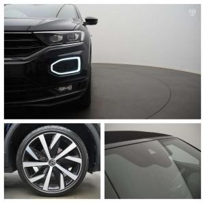 Black Volkswagen T-Roc 2021 in Vilnius, with an engine capacity of 1.50 L and mileage of 75 thousand km for 21659 €, photo 8 on AUTOMOTO.COM.LV