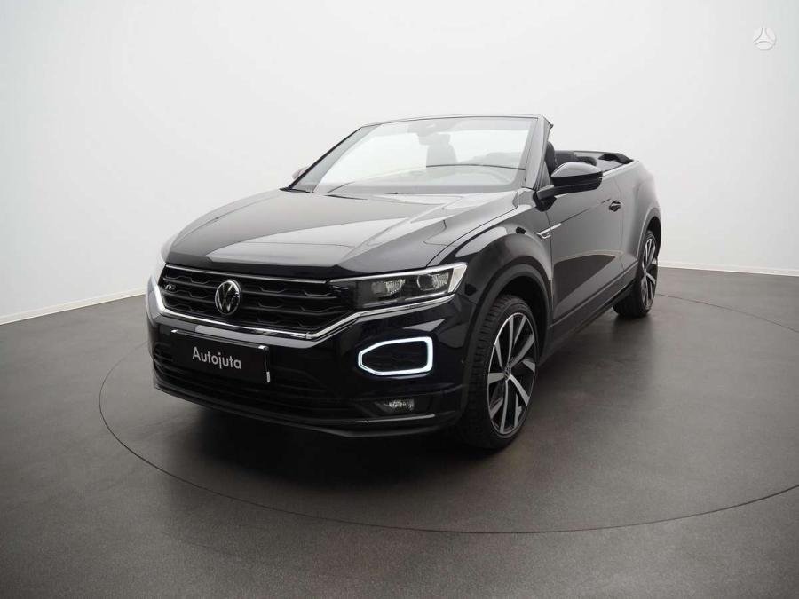 Black Volkswagen T-Roc 2021 in Vilnius, with an engine capacity of 1.50 L and mileage of 75 thousand km for 21659 €, photo 9 on AUTOMOTO.COM.LV