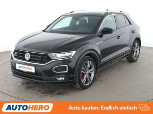 Melns Volkswagen T-Roc 2019 Kauņa, ar dzinēja tilpumu 2.00 L un nobraukumu 78 tūkst. km par 27808 €, foto  vietnē AUTOMOTO.COM.LV