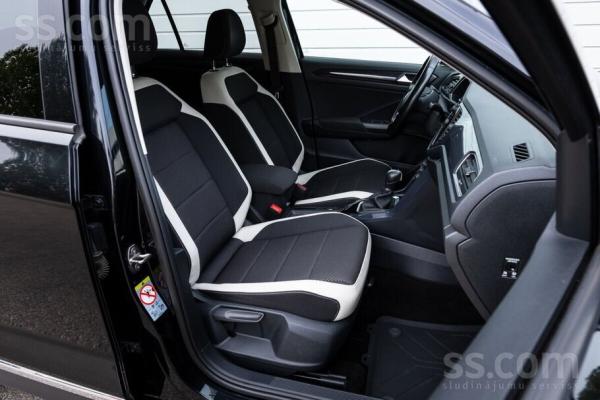 Black Volkswagen T-Roc 2019 in Riga, with an engine capacity of 1.50 L and mileage of 98 thousand km for 17950 €, photo 6 on AUTOMOTO.COM.LV