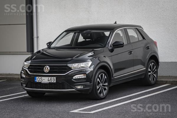 Melns Volkswagen T-Roc 2019 Rīga, ar dzinēja tilpumu 1.60 L un nobraukumu 0 tūkst. km par 9950 €, foto 1 vietnē AUTOMOTO.COM.LV