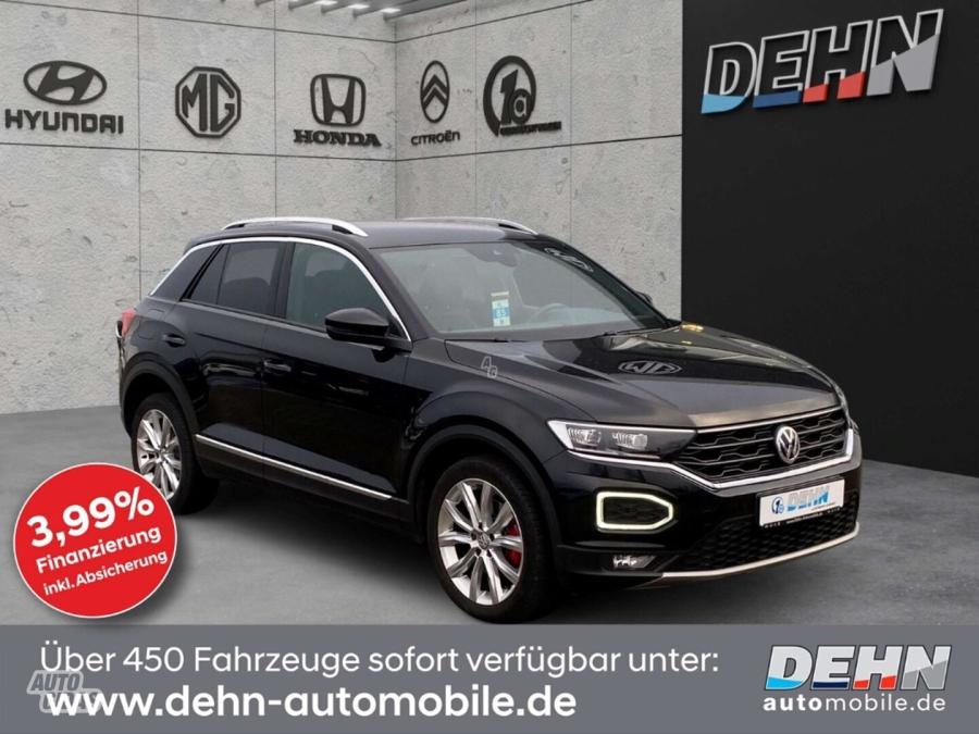 Melns Volkswagen T-Roc 2020 Kauņa, ar dzinēja tilpumu 1.50 L un nobraukumu 66 tūkst. km par 26489 €, foto 1 vietnē AUTOMOTO.COM.LV