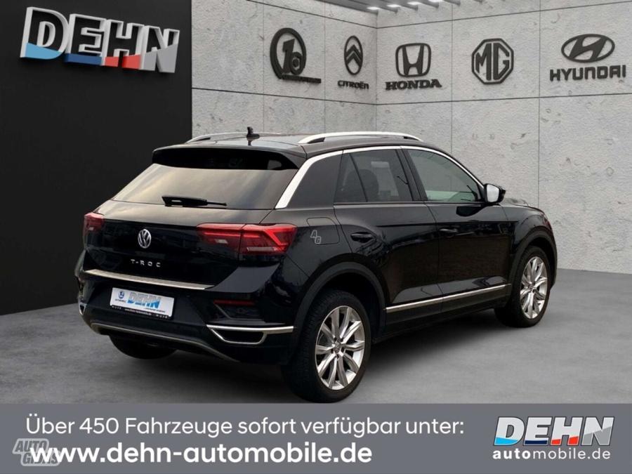 Melns Volkswagen T-Roc 2020 Kauņa, ar dzinēja tilpumu 1.50 L un nobraukumu 66 tūkst. km par 26489 €, foto 3 vietnē AUTOMOTO.COM.LV