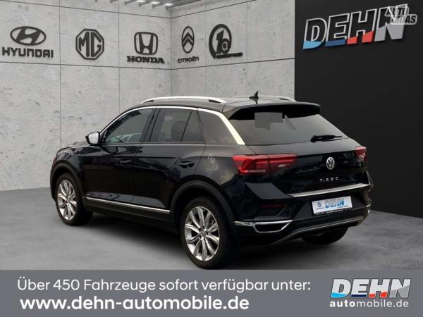 Black Volkswagen T-Roc 2020 in Kaunas, with an engine capacity of 1.50 L and mileage of 66 thousand km for 26489 €, photo 4 on AUTOMOTO.COM.LV
