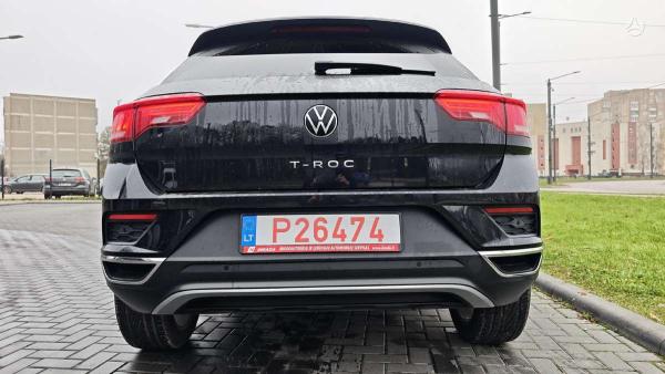 Melns Volkswagen T-Roc 2021 Kauņa, ar dzinēja tilpumu 1.97 L un nobraukumu 178 tūkst. km par 18298 €, foto 6 vietnē AUTOMOTO.COM.LV