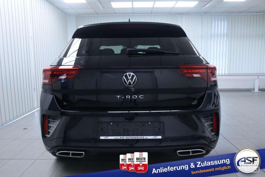 Black Volkswagen T-Roc 2022 in Kaunas, with an engine capacity of 1.50 L and mileage of 47 thousand km for 26380 €, photo 8 on AUTOMOTO.COM.LV