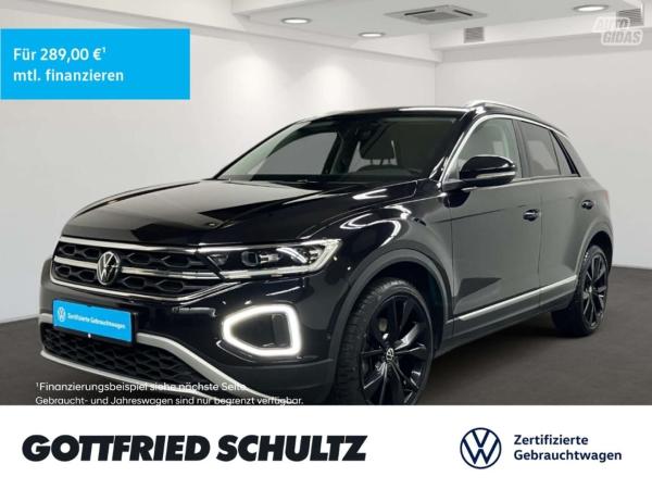 Melns Volkswagen T-Roc 2022 Kauņa, ar dzinēja tilpumu 2.00 L un nobraukumu 73 tūkst. km par 28776 €, foto 1 vietnē AUTOMOTO.COM.LV