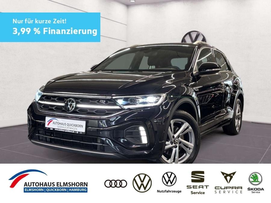 Black Volkswagen T-Roc 2022 in Kaunas, with an engine capacity of 2.00 L and mileage of 57 thousand km for 32576 €, photo 1 on AUTOMOTO.COM.LV