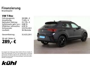 Melns Volkswagen T-Roc 2023 Kauņa, ar dzinēja tilpumu 1.50 L un nobraukumu 49 tūkst. km par 31941 €, foto 2 vietnē AUTOMOTO.COM.LV