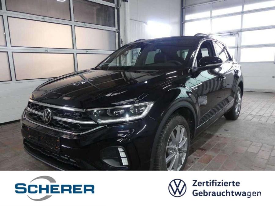Melns Volkswagen T-Roc 2023 Kauņa, ar dzinēja tilpumu 1.50 L un nobraukumu 13 tūkst. km par 32160 €, foto 1 vietnē AUTOMOTO.COM.LV