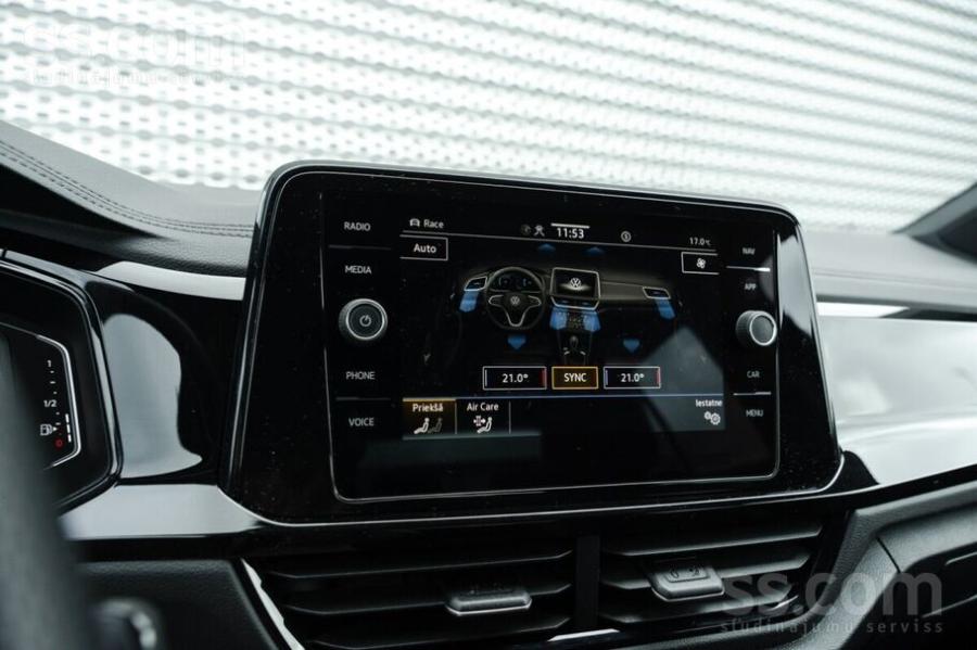 Melns Volkswagen T-Roc 2023 Rīga, ar dzinēja tilpumu 2.00 L un nobraukumu 34 tūkst. km par 33900 €, foto 23 vietnē AUTOMOTO.COM.LV