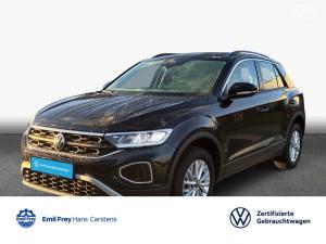Black Volkswagen T-Roc 2024 in Kaunas, with an engine capacity of 1.00 L and mileage of 16 thousand km for 25867 €, photo  on AUTOMOTO.COM.LV