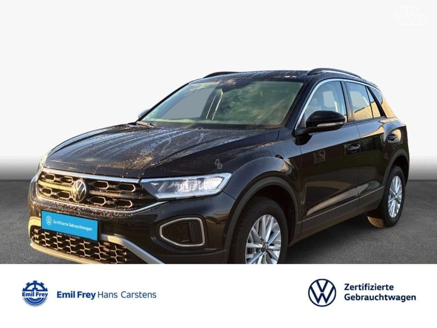 Black Volkswagen T-Roc 2024 in Kaunas, with an engine capacity of 1.00 L and mileage of 16 thousand km for 25867 €, photo 1 on AUTOMOTO.COM.LV