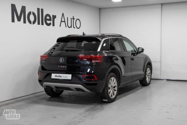 Black Volkswagen T-Roc 2024 in Vilnius, with an engine capacity of 1.50 L and mileage of 29 thousand km for 23700 €, photo 3 on AUTOMOTO.COM.LV