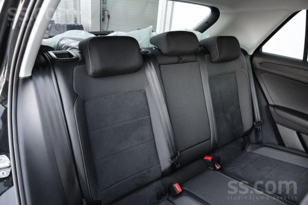 Black Volkswagen T-Roc 2024 in Riga, with an engine capacity of 1.50 L and mileage of 51 thousand km for 24450 €, photo 8 on AUTOMOTO.COM.LV