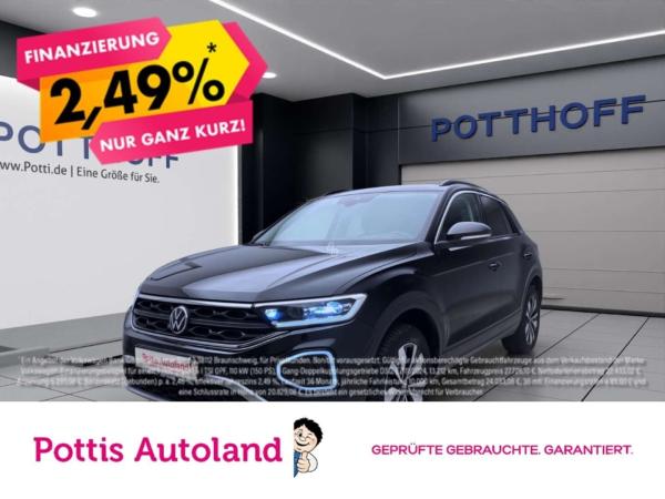 Melns Volkswagen T-Roc 2025 Kauņa, ar dzinēja tilpumu 2.00 L un nobraukumu 26 tūkst. km par 31440 €, foto 1 vietnē AUTOMOTO.COM.LV
