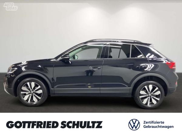 Black Volkswagen T-Roc 2025 in Kaunas, with an engine capacity of 1.00 L and mileage of 26 thousand km for 25480 €, photo 4 on AUTOMOTO.COM.LV