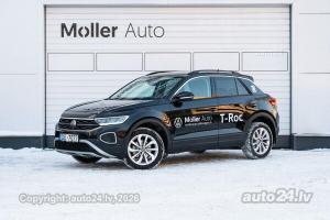 Melns Volkswagen T-Roc 2025 Rīga, ar dzinēja tilpumu 1.50 L un nobraukumu 2 tūkst. km par 28643 €, foto  vietnē AUTOMOTO.COM.LV