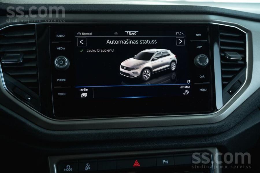 Melns Volkswagen T-Roc 2020 Rīga, ar dzinēja tilpumu 1.50 L un nobraukumu 82 tūkst. km par 17900 €, foto 23 vietnē AUTOMOTO.COM.LV