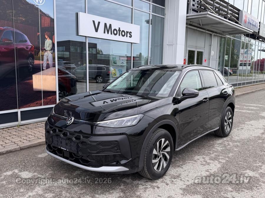 Melns Volkswagen T-Roc 2026 Viljandi, ar dzinēja tilpumu 1.50 L un nobraukumu 11 tūkst. km par 29874 €, foto 1 vietnē AUTOMOTO.COM.LV