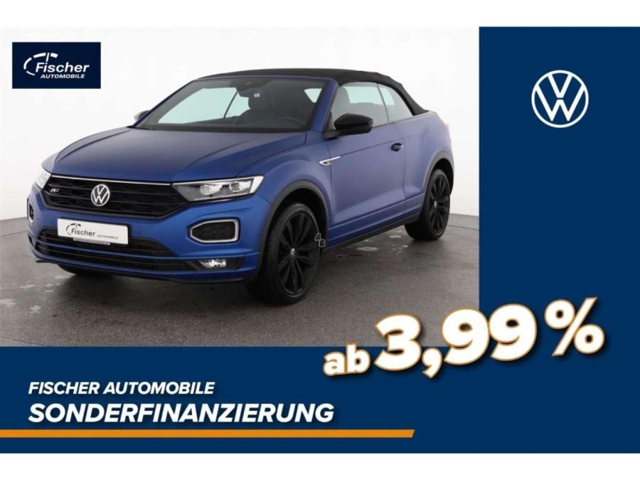 Blue Volkswagen T-Roc 2022 in Kaunas, with an engine capacity of 1.50 L and mileage of 29 thousand km for 31608 €, photo 1 on AUTOMOTO.COM.LV